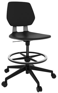 Safco Commute Petite Drafting Chair [7827BL] – Office Chairs Unlimited – Free Shipping!