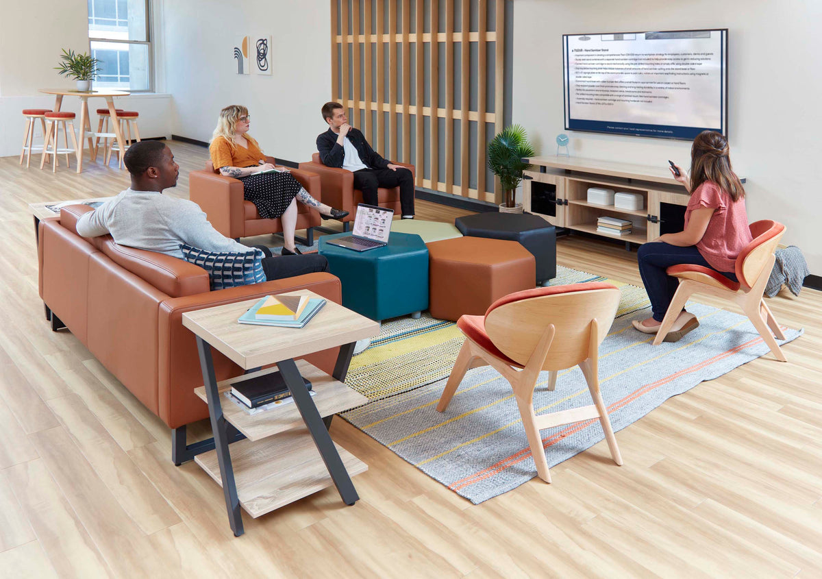 Safco Mirella Lounge Chair, Legs Included [1732MRL2] – Office Chairs Unlimited – Free Shipping!