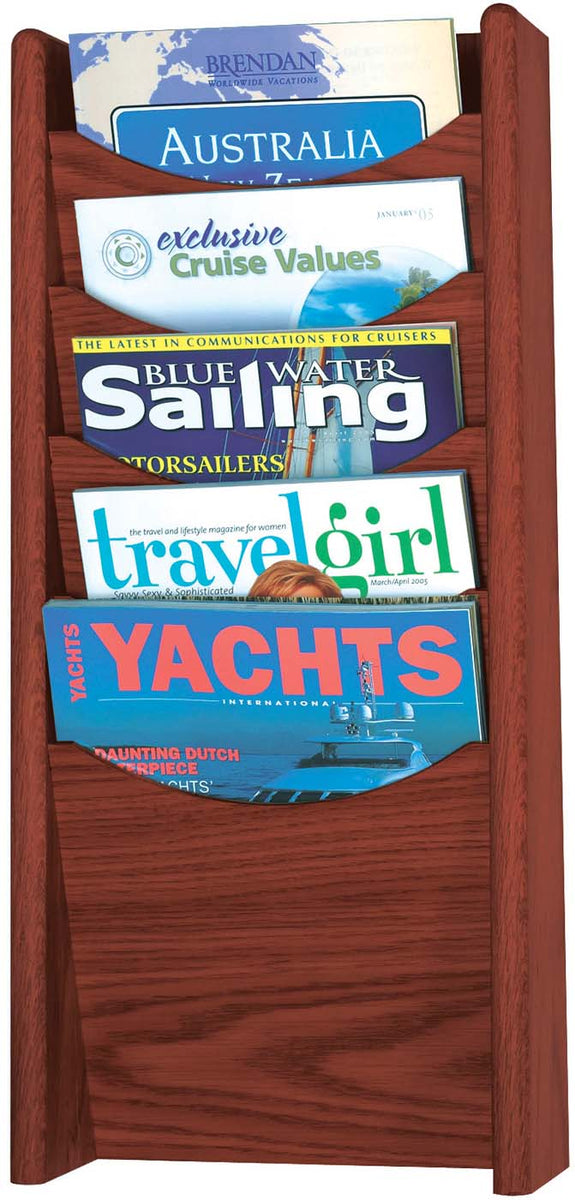 Portable Literature Organizers and Magazine Racks - Steel and Wood and ...