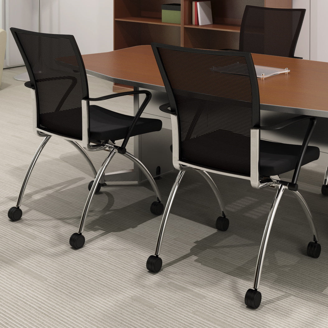 Mayline Valore Chairs - The Best Mesh Stacking Chairs for your Training ...