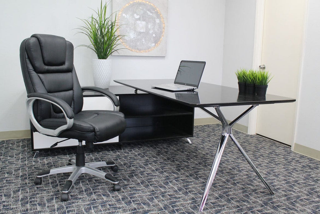 Boss Fully Assembled* Executive LeatherPlus Chair [B8601] – Office ...