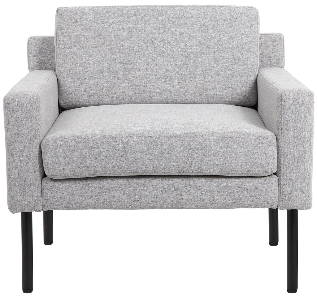 Boss Grey Poly-Linen Weave Lounge Chair [BR8001-GY] – Office Chairs ...