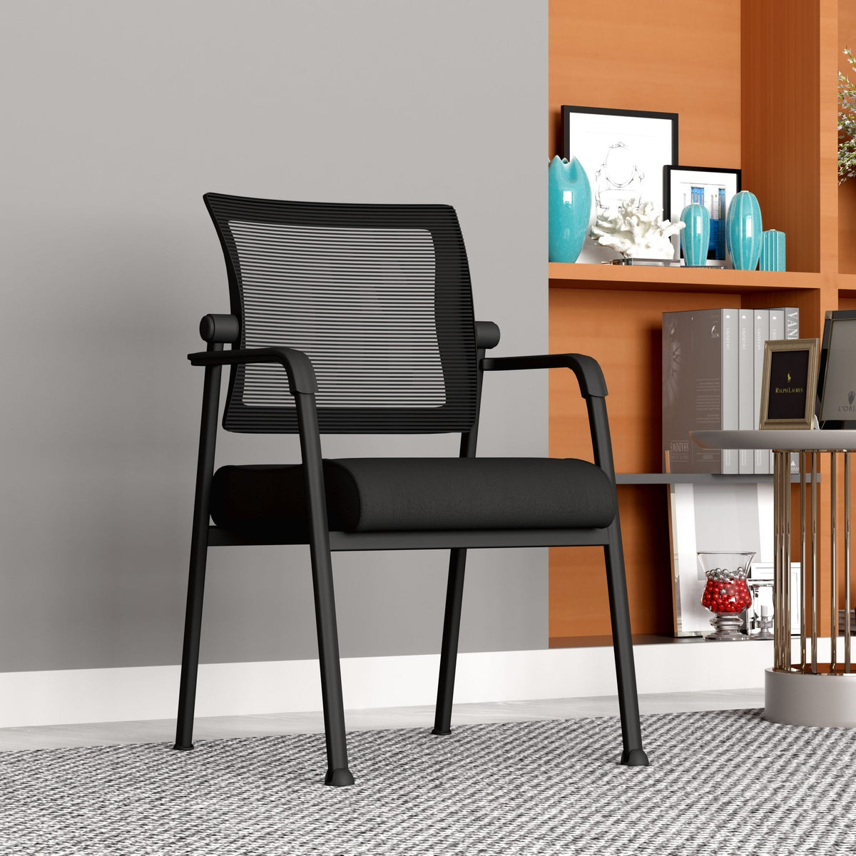 Boss Mesh 4-Legged Contemporary Guest Chair [B6889] – Office Chairs ...