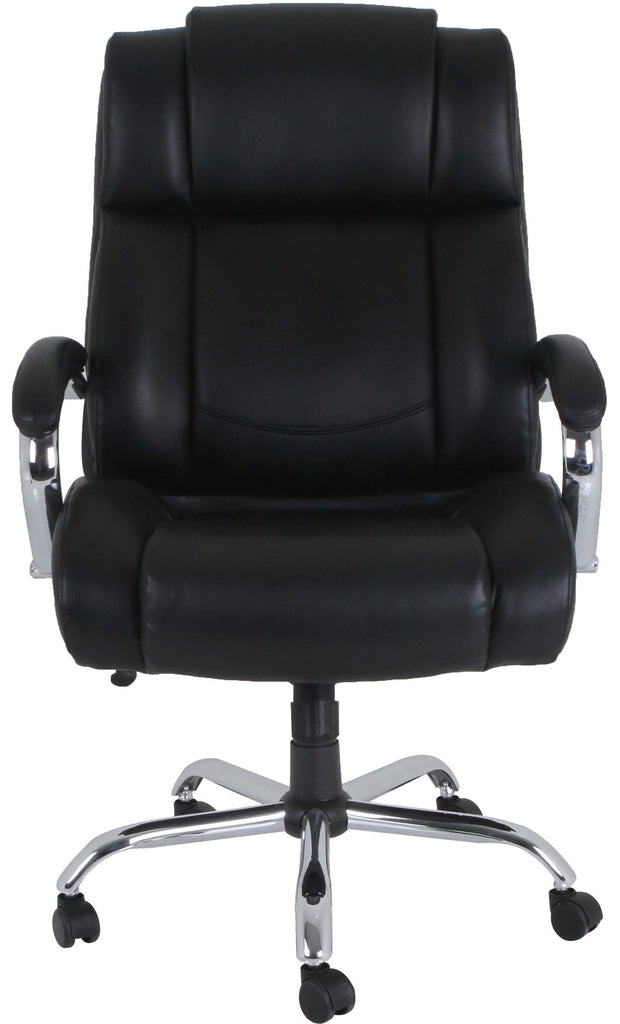 Lorell Big and Tall Leather Office Chair with 500 Lb. Capacity [LLR998 ...