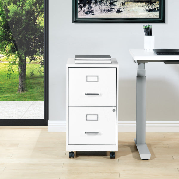 Office Star 2 Drawer Mobile Metal File Cabinet [CF2DRM] – Office Chairs ...