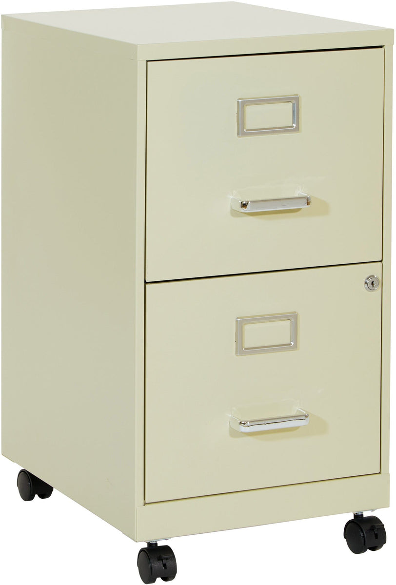 Office Star 2 Drawer Mobile Metal File Cabinet [CF2DRM] – Office Chairs ...