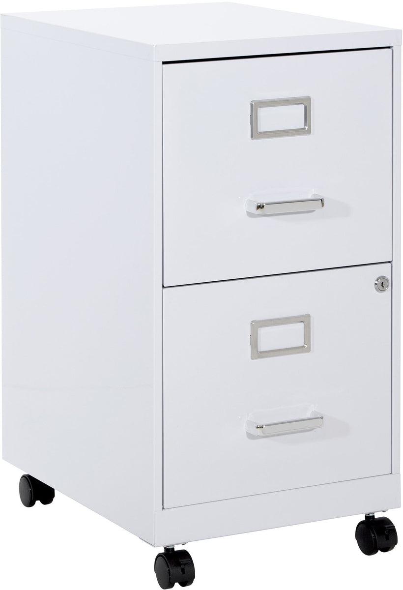Office Star 2 Drawer Mobile Metal File Cabinet [CF2DRM] – Office Chairs ...