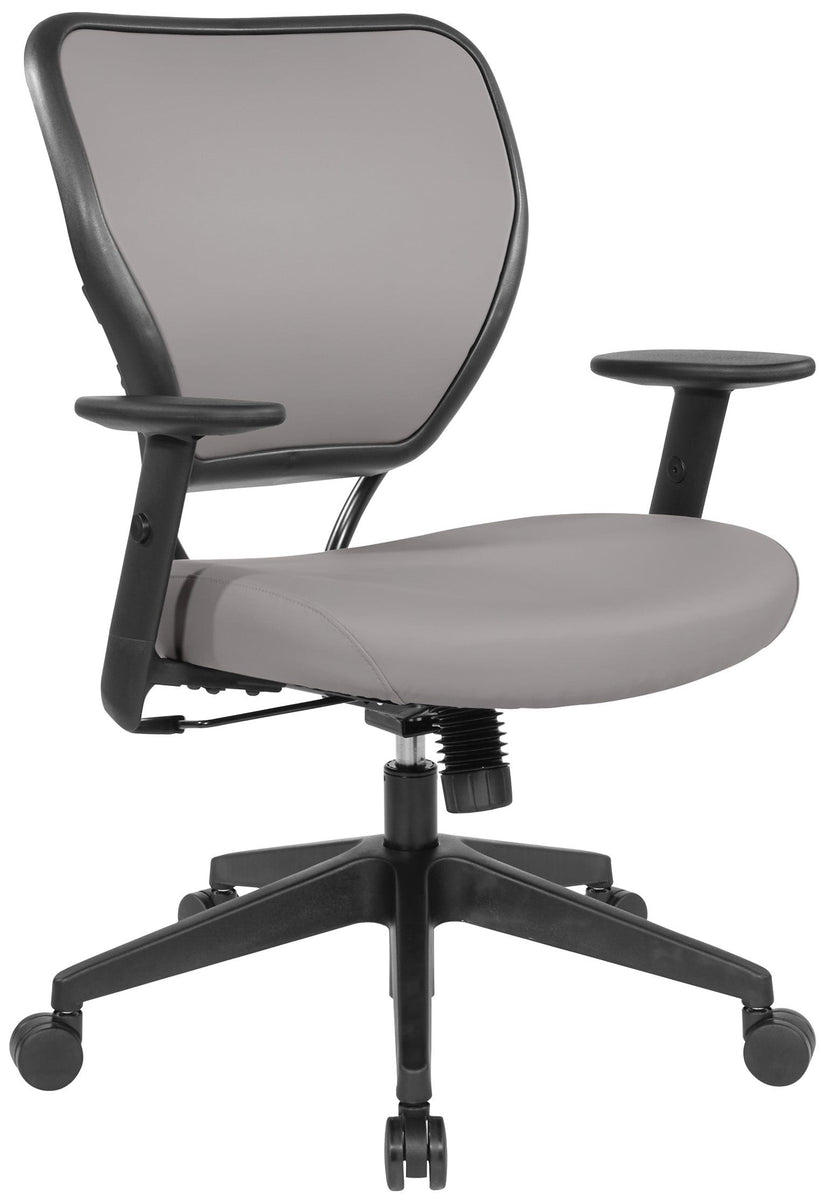Office Star Antimicrobial Dillon Vinyl Seat and Back Task Chair [5500D ...