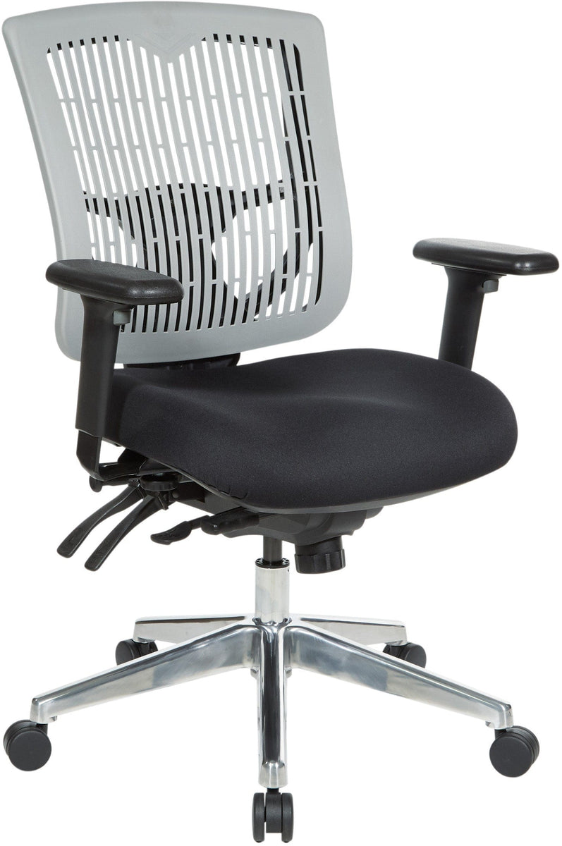 Office Star Contoured Plastic Back Manager's Chair [97898C] – Office ...