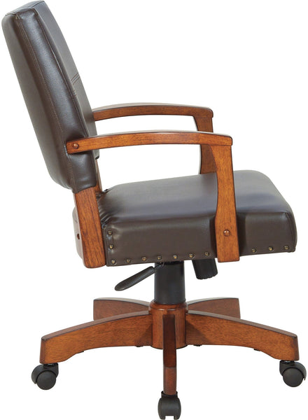 Office Star Deluxe Wood Bankers Chair [109MB] – Office Chairs Unlimited ...