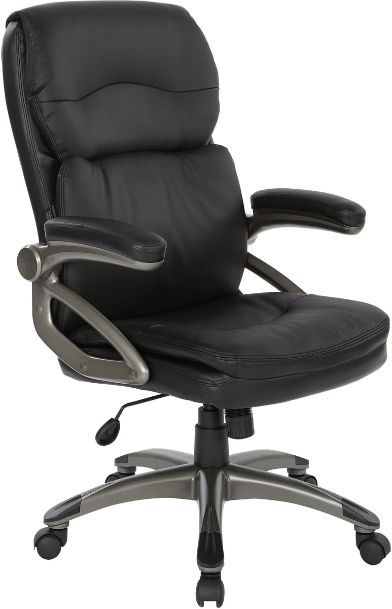 Office Star High Back Leather Executive Manager's Chair [ECH9123 ...