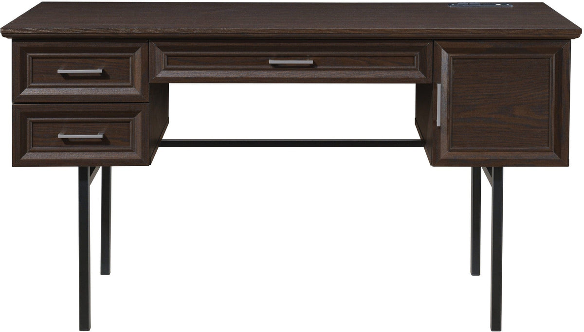 Office Star Jefferson Executive Desk with Power [JEF5422ED] – Office ...