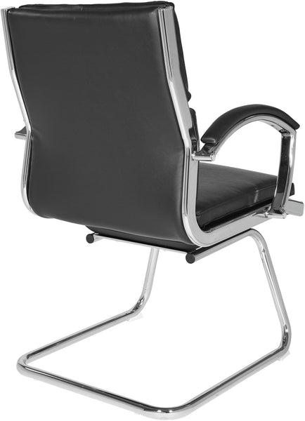 Office Star Mid-Back Faux Leather Visitor's Chair [FL5385C] – Office ...
