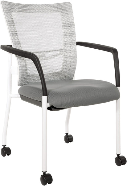Office Star ProGrid® Mesh Back Visitors Chair with Casters [8840W ...