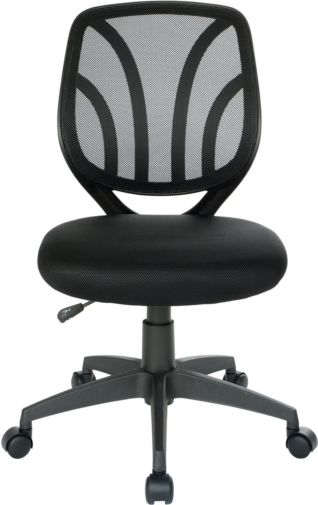 Office Star Screen Back Armless Task Chair [EM69200PN] – Office Chairs ...