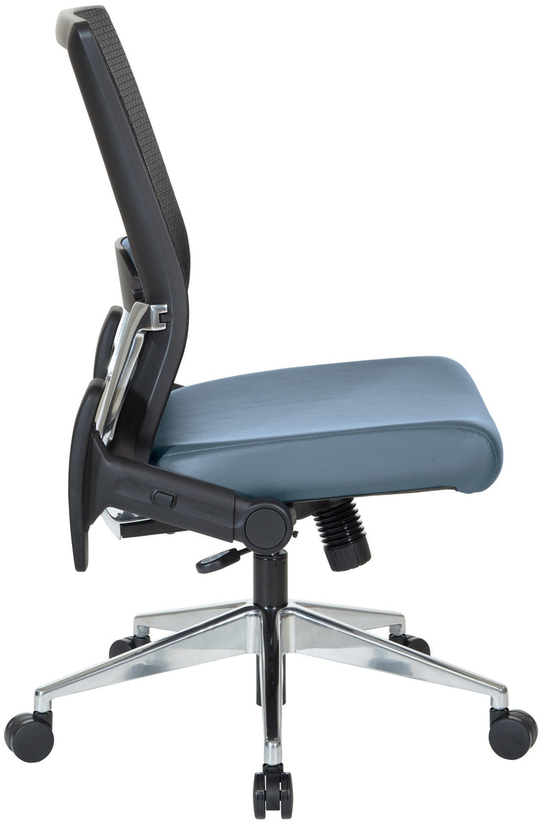 Space Seating® Black Mesh Managers Chair with Flip Arms [867A-1P91F2 ...