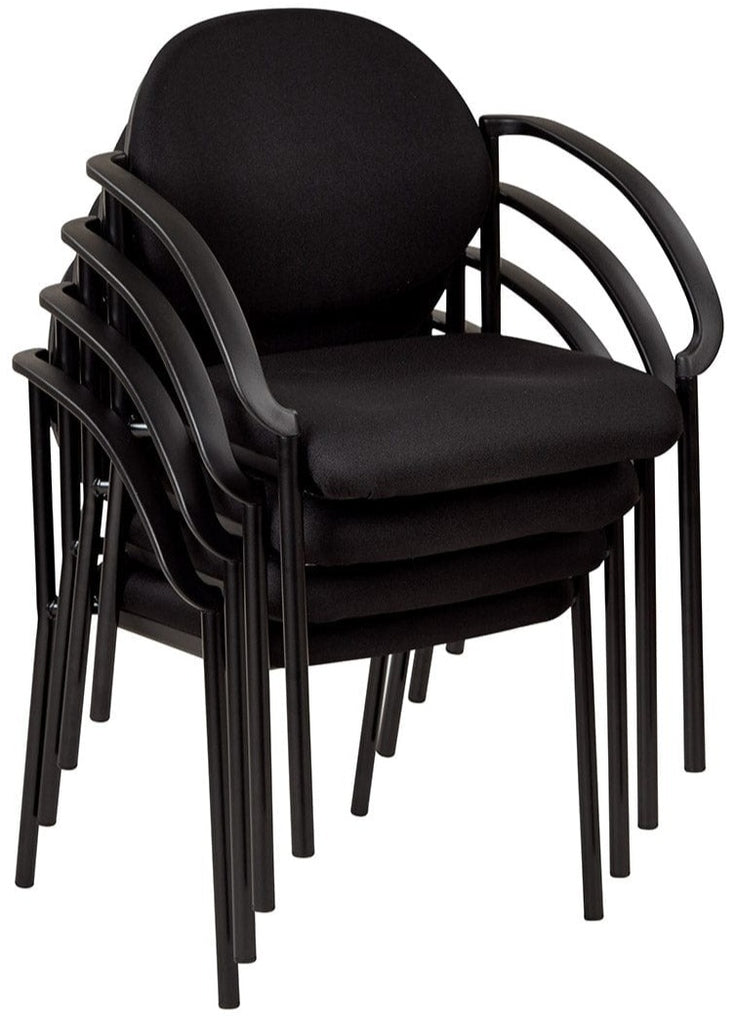 Office Star Work Smart Stacking Chair With Arms [STC3410] – Office ...