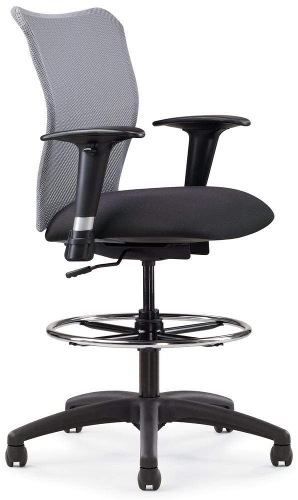 Allseating Inertia Mesh Drafting Chair [77019] – Office Chairs ...