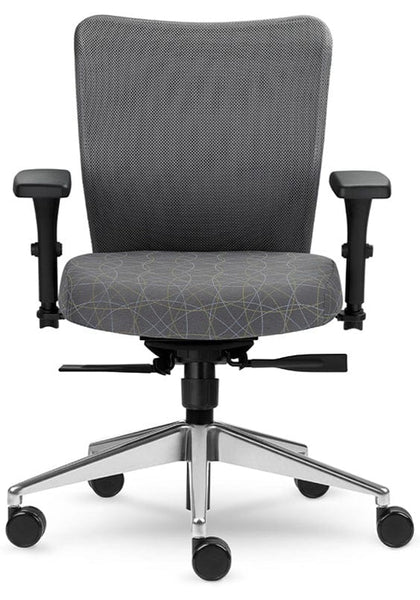 Allseating Inertia Mesh Mid Back Task Chair [77040] – Office Chairs ...