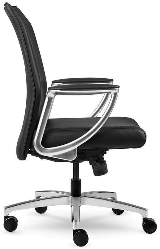 Allseating Mid or High Back Zip Chair in Genuine Leather [94040 ...