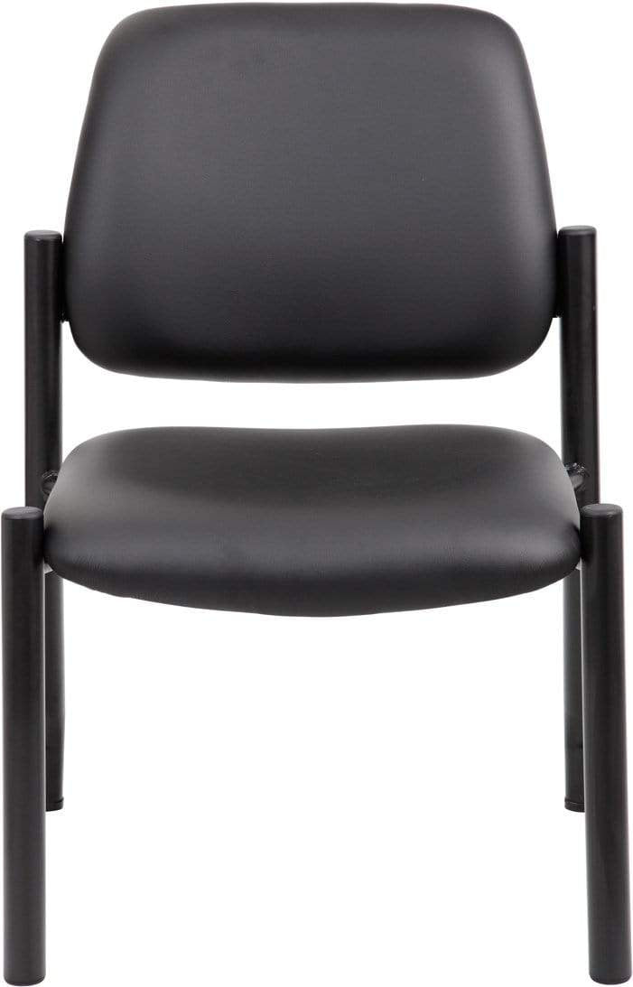 Boss Antimicrobial Armless Guest Chair [B9595AM-BK] – Office Chairs ...