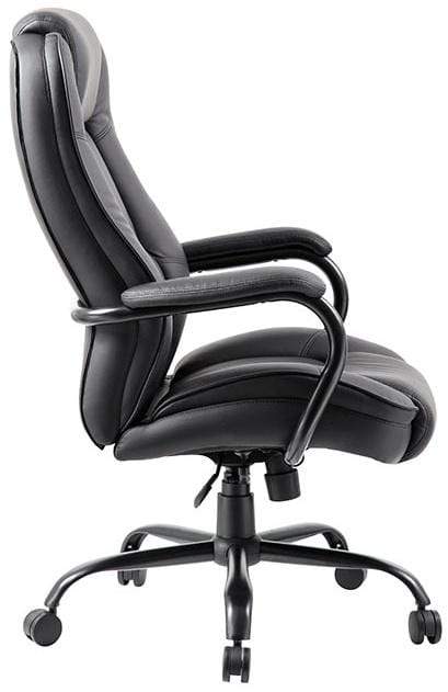 Boss LeatherPlus Heavy Duty Executive Chair [B992-BK] – Office Chairs ...
