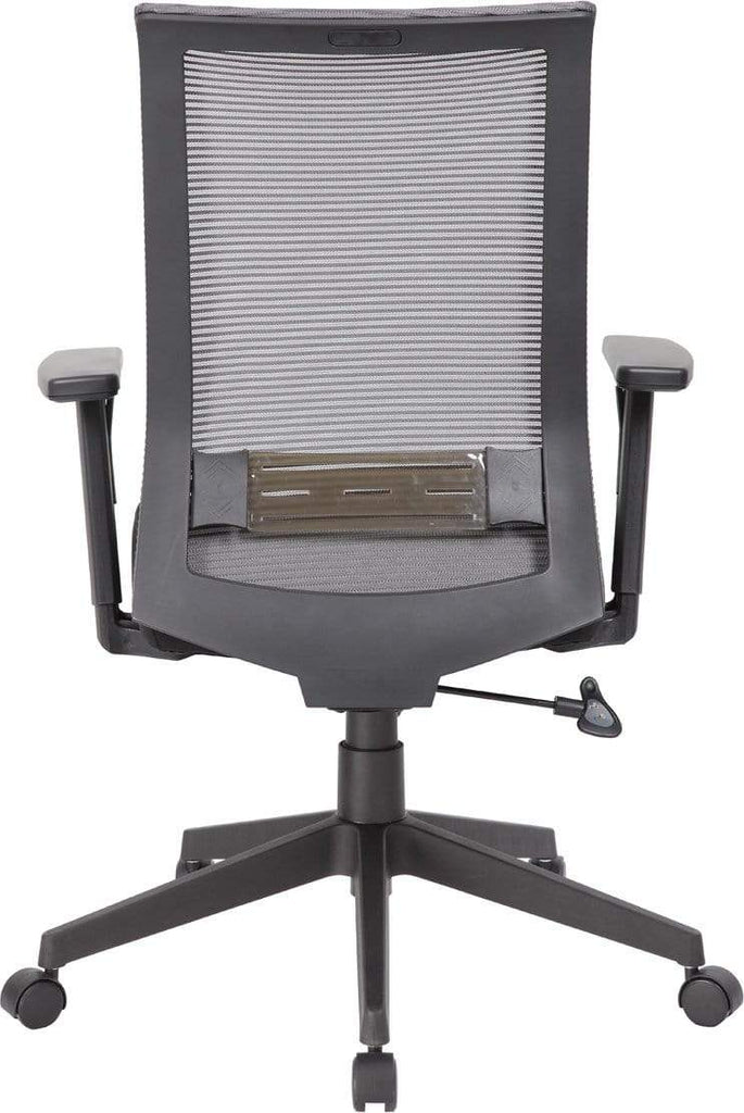 Boss Mesh Task Chair in Grey [B6566GY-BK] – Office Chairs Unlimited ...