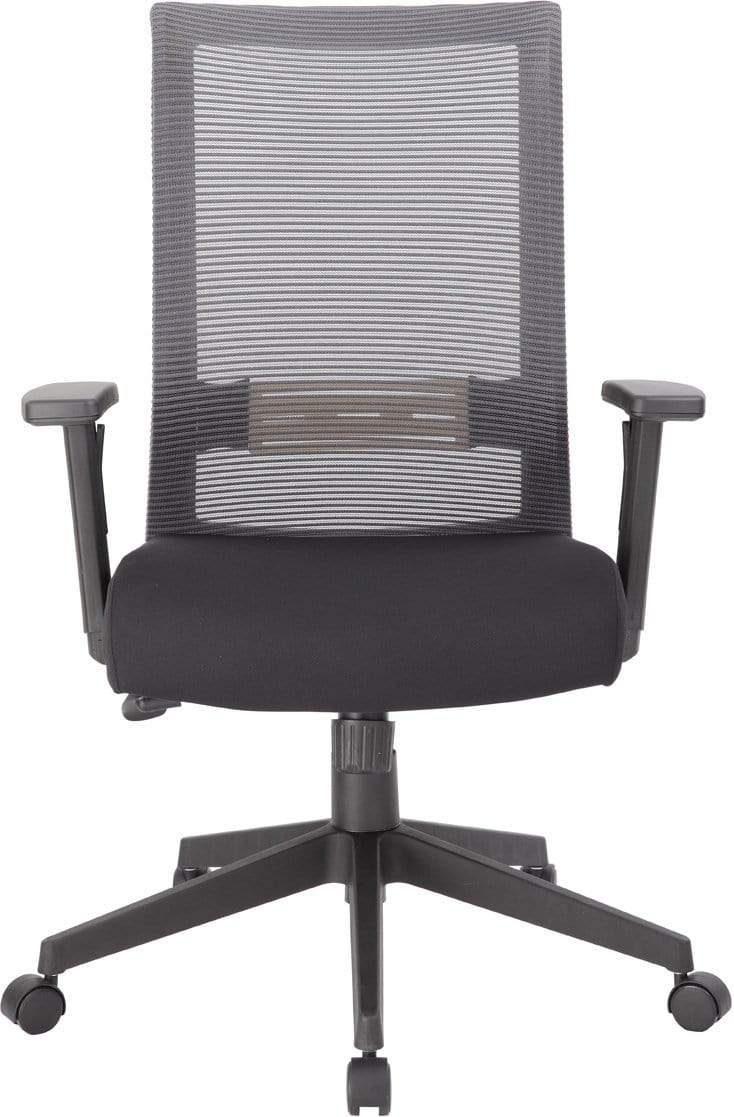 Boss Mesh Task Chair in Grey [B6566GY-BK] – Office Chairs Unlimited ...