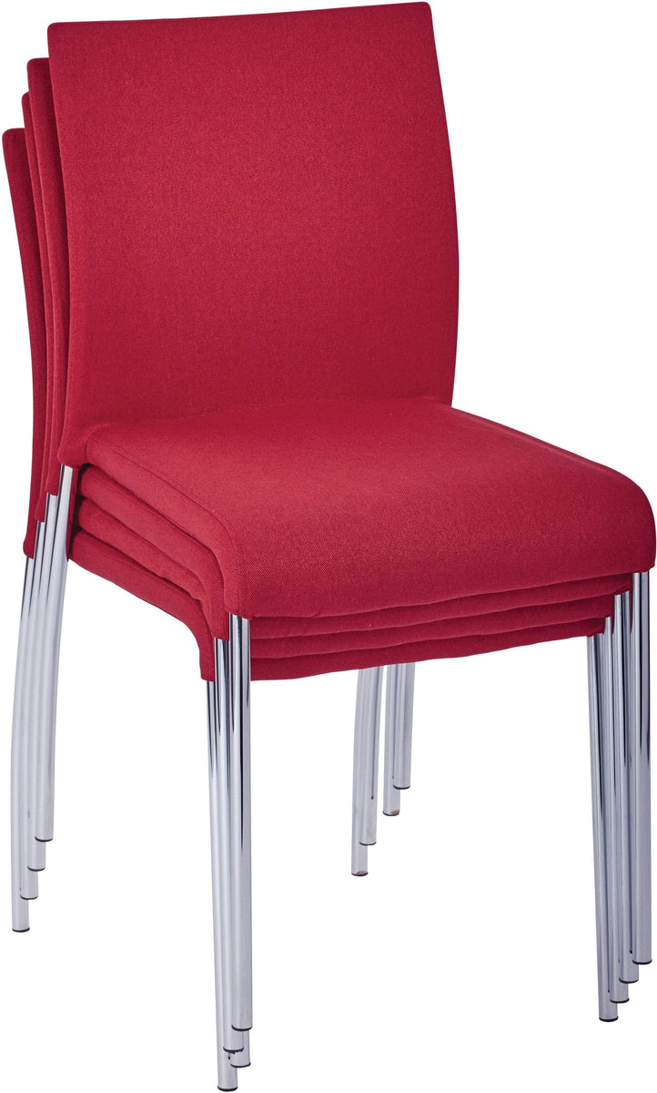 Office Star Ave Six Conway Stacking Chair, Set of 4 [CWYAS4] – Office ...