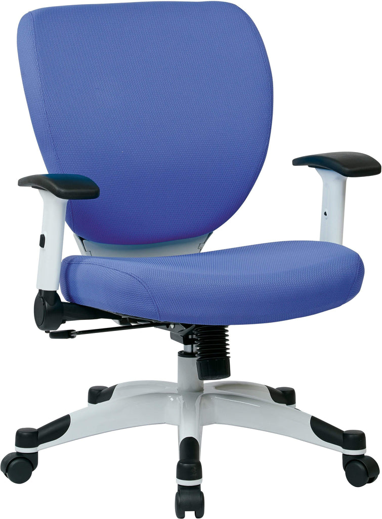 Office Star Space Seating Fun Colors Fabric Mesh Office Chair [5200W ...