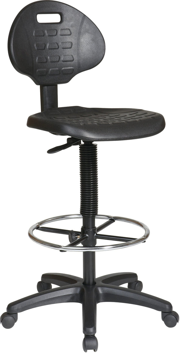 Office Star Work Smart Commercial Urethane Drafting Chair [KH550 ...