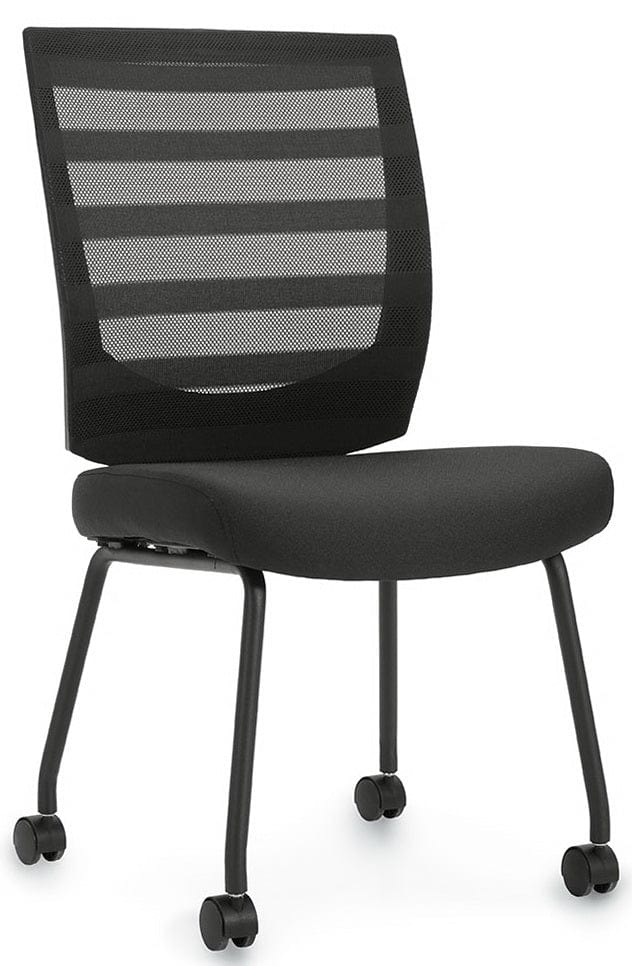 Offices To Go Armless Mesh Back Visitors Chair [OTG10706B] – Office ...