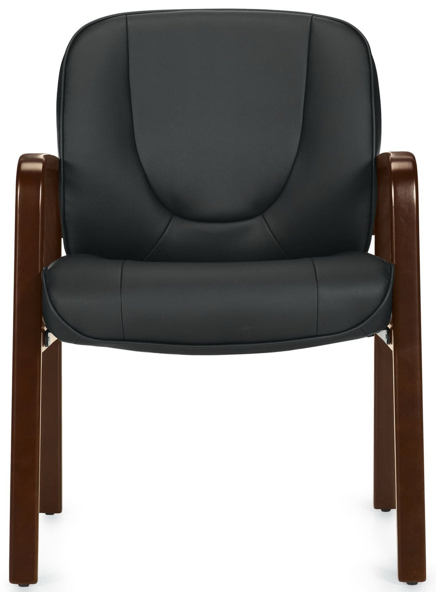 Offices To Go Luxhide Leather Executive Side Chair [OTG11770B] – Office ...