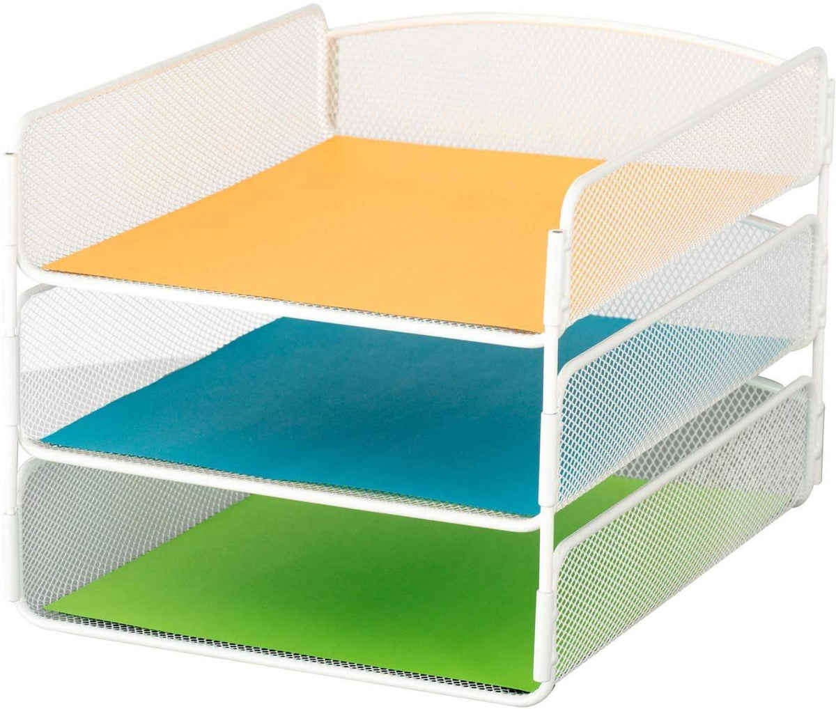 Onyx™ Desk Organizer Triple Tray Mesh [3271] – Office Chairs Unlimited ...