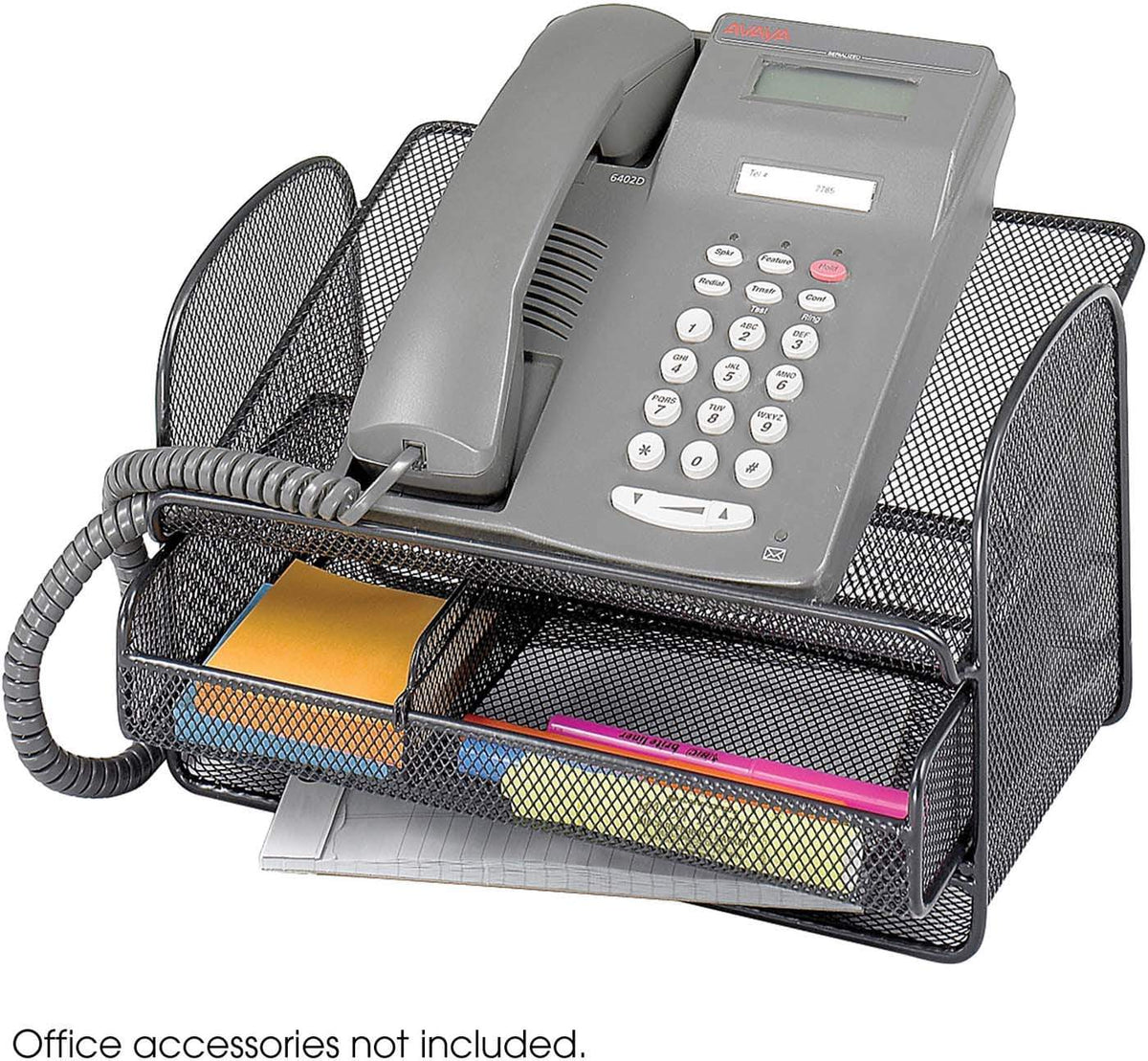 Onyx™ Mesh Telephone Stand with Drawer, Black [2160BL] – Office Chairs ...