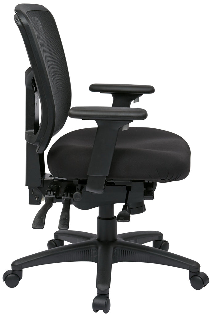 Pro Line II Ergonomic Multi-Function Mesh Back Office Chair [92893-30 ...