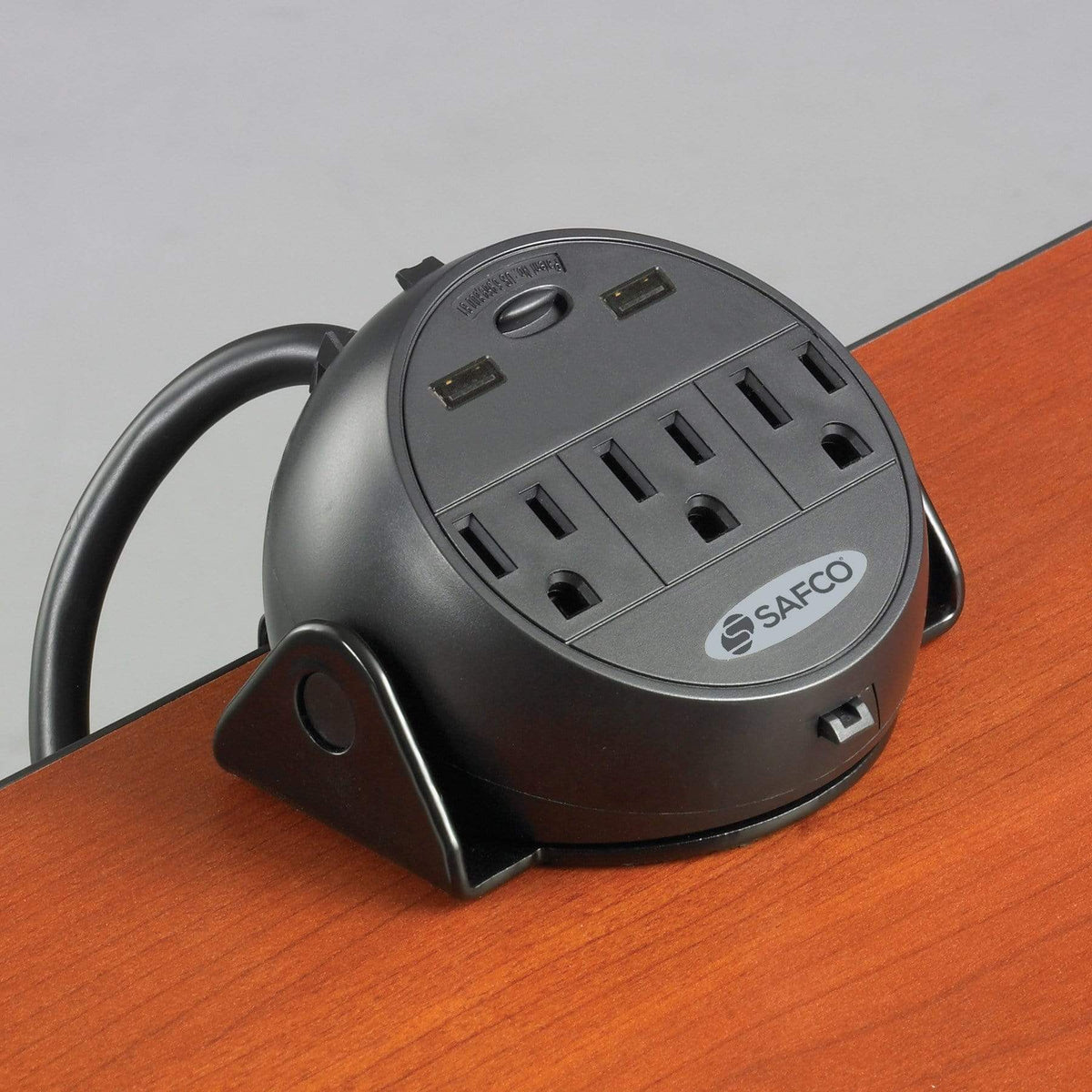 Safco Clamp-On Power Module w/ USB [2078] – Office Chairs Unlimited ...
