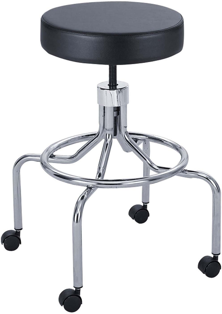 Safco® Lab Stool High Base Screw Lift Black [3433BL] – Office Chairs ...