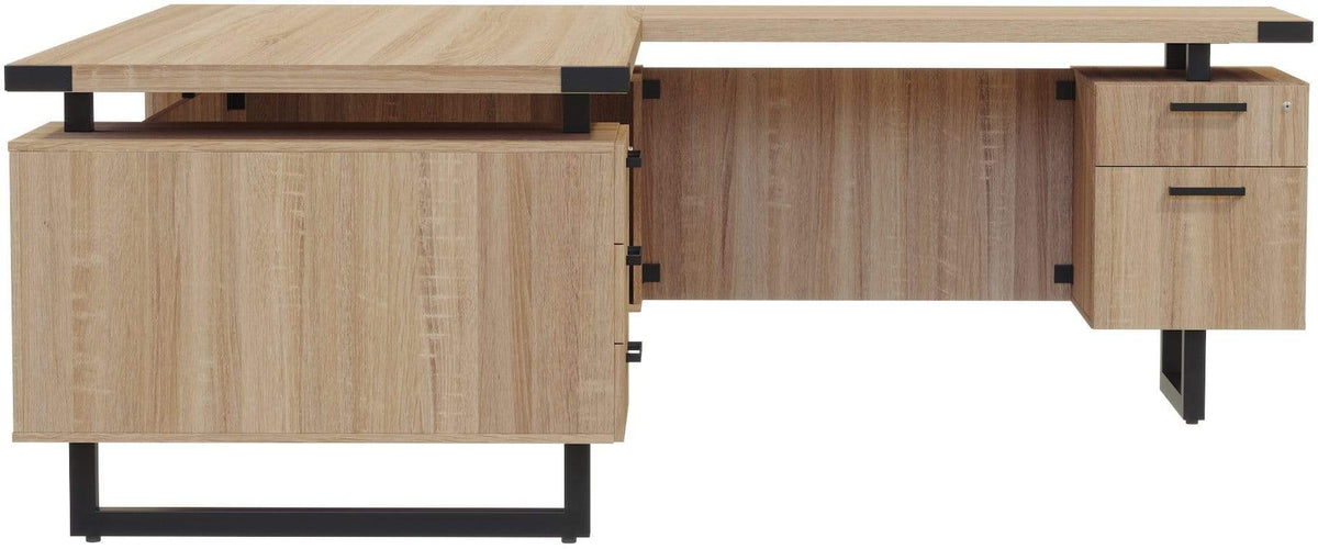 Safco Mirella L-Shaped Configuration Desk, BBB/BF [MRLSBF7236] – Office ...