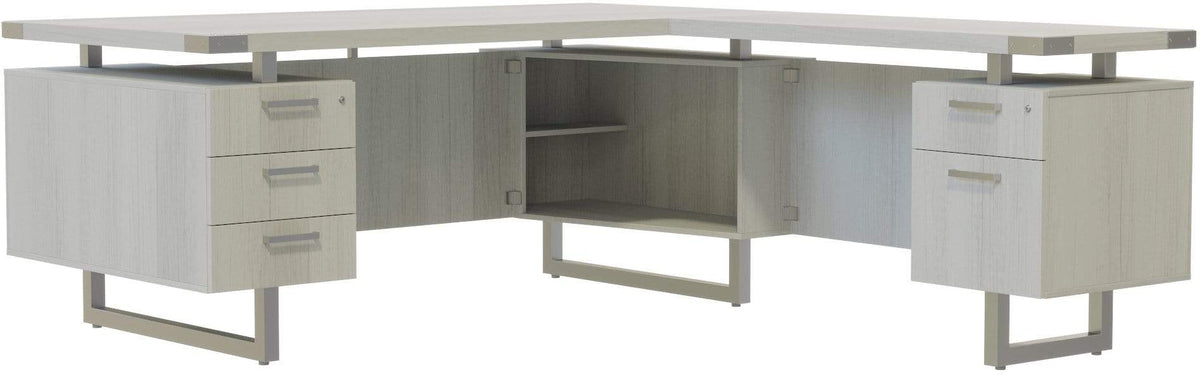 Safco Mirella L-Shaped Configuration Desk, BBB/BF [MRLSBF7236] – Office ...
