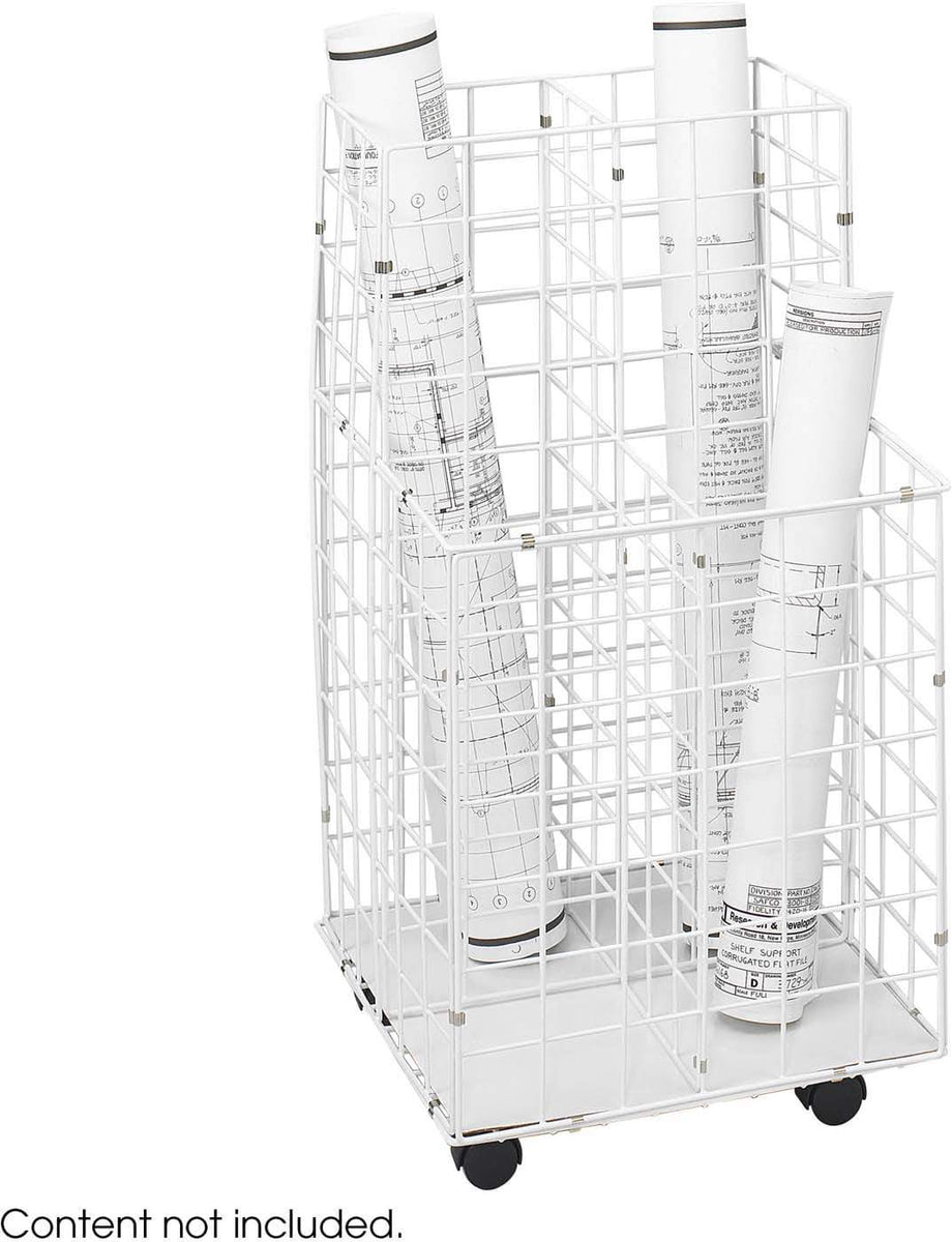 Safco Wire Roll File 4 Compartment Steel [3084] – Office Chairs ...