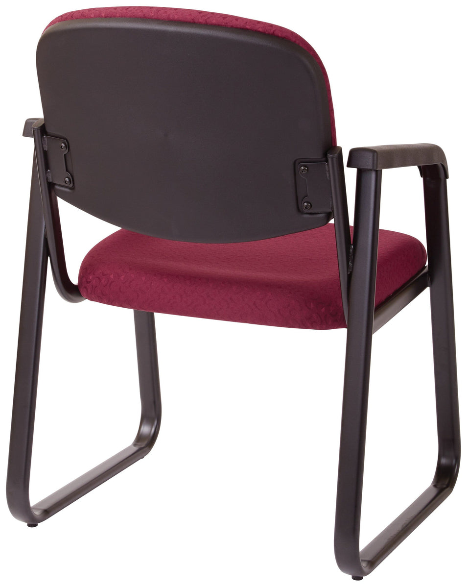 Work Smart Deluxe Sled Base Arm Chair [V4410] – Office Chairs Unlimited ...
