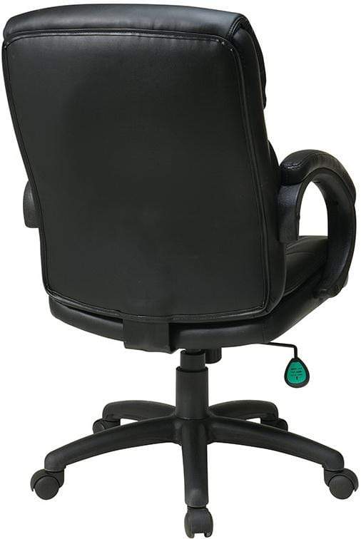 Work Smart Eco Leather Mid Back Executive Chair [EC9231] – Office ...