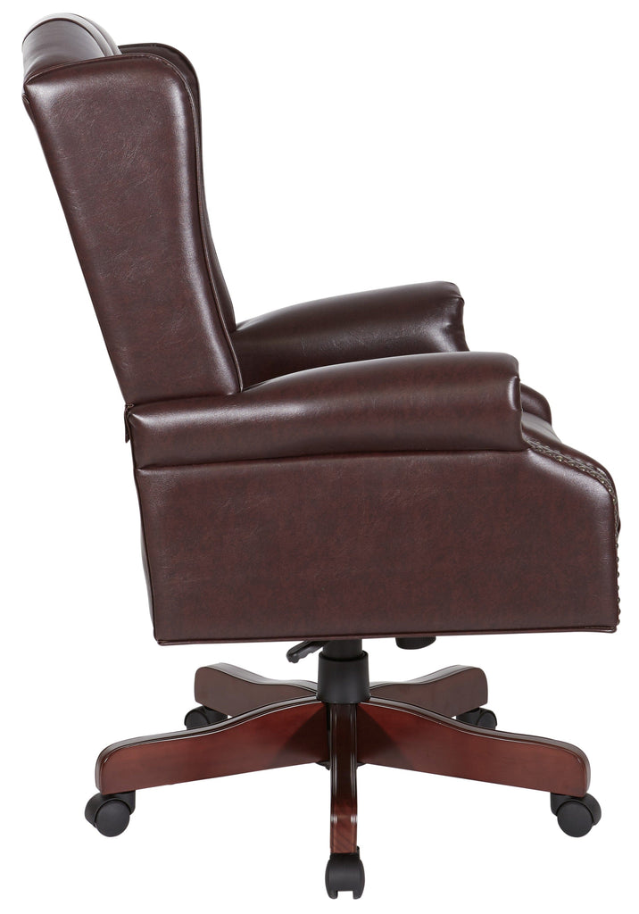 Work Smart Traditional Wingback Judges Chair [TEX220] – Office Chairs ...
